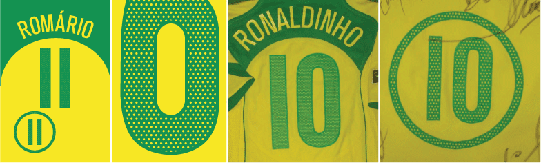 Football teams shirt and kits fan: Font Brazil 2004/06 kits