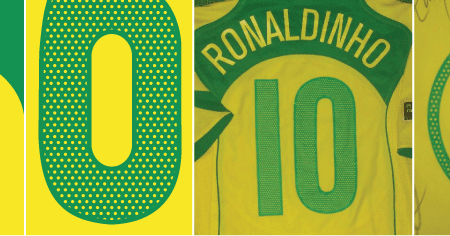 Football teams shirt and kits fan: Font Brazil 2004/06 kits