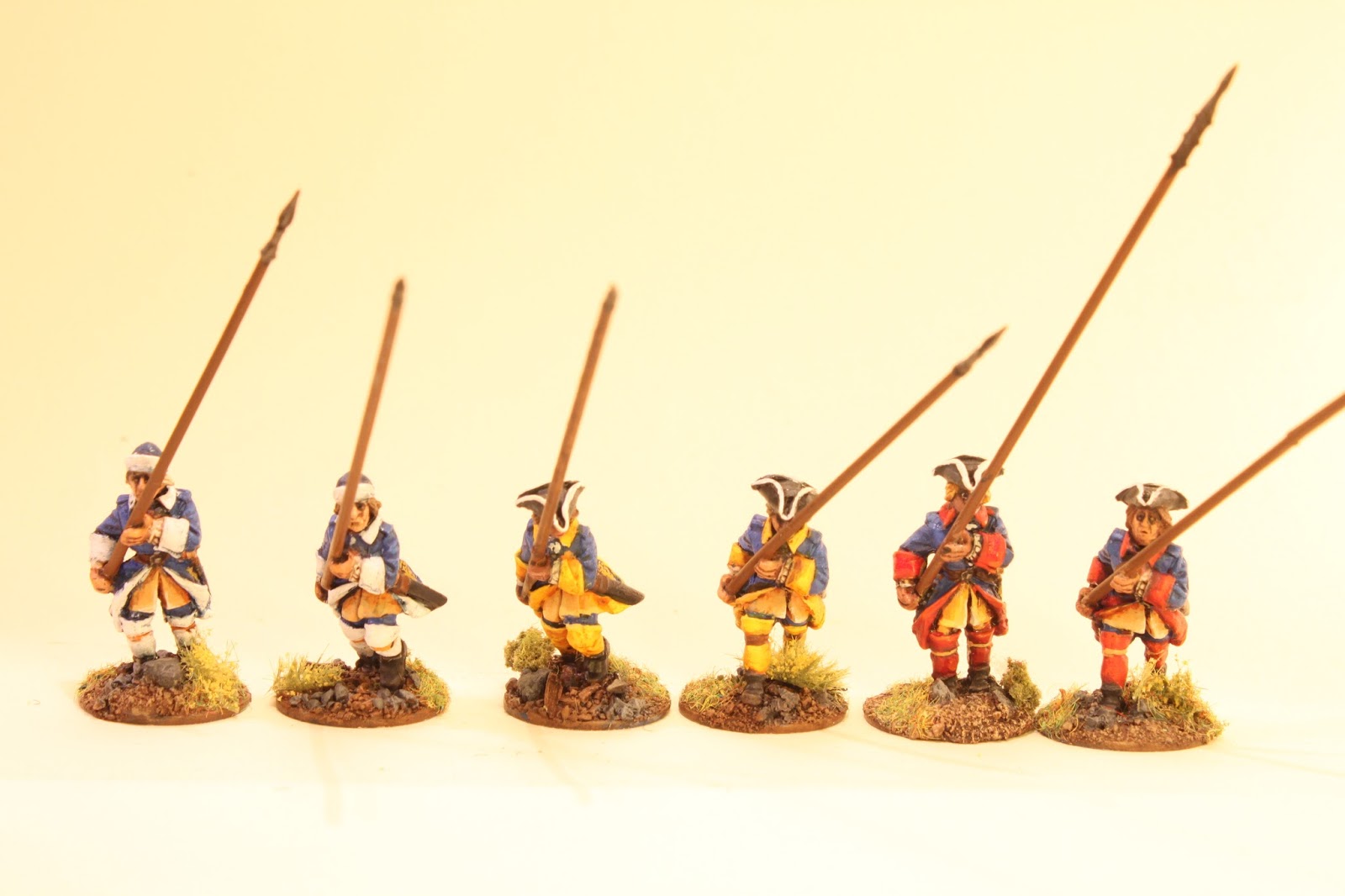 25 years of minis and counting: GNW: Six pikemen from Ebor Miniatures