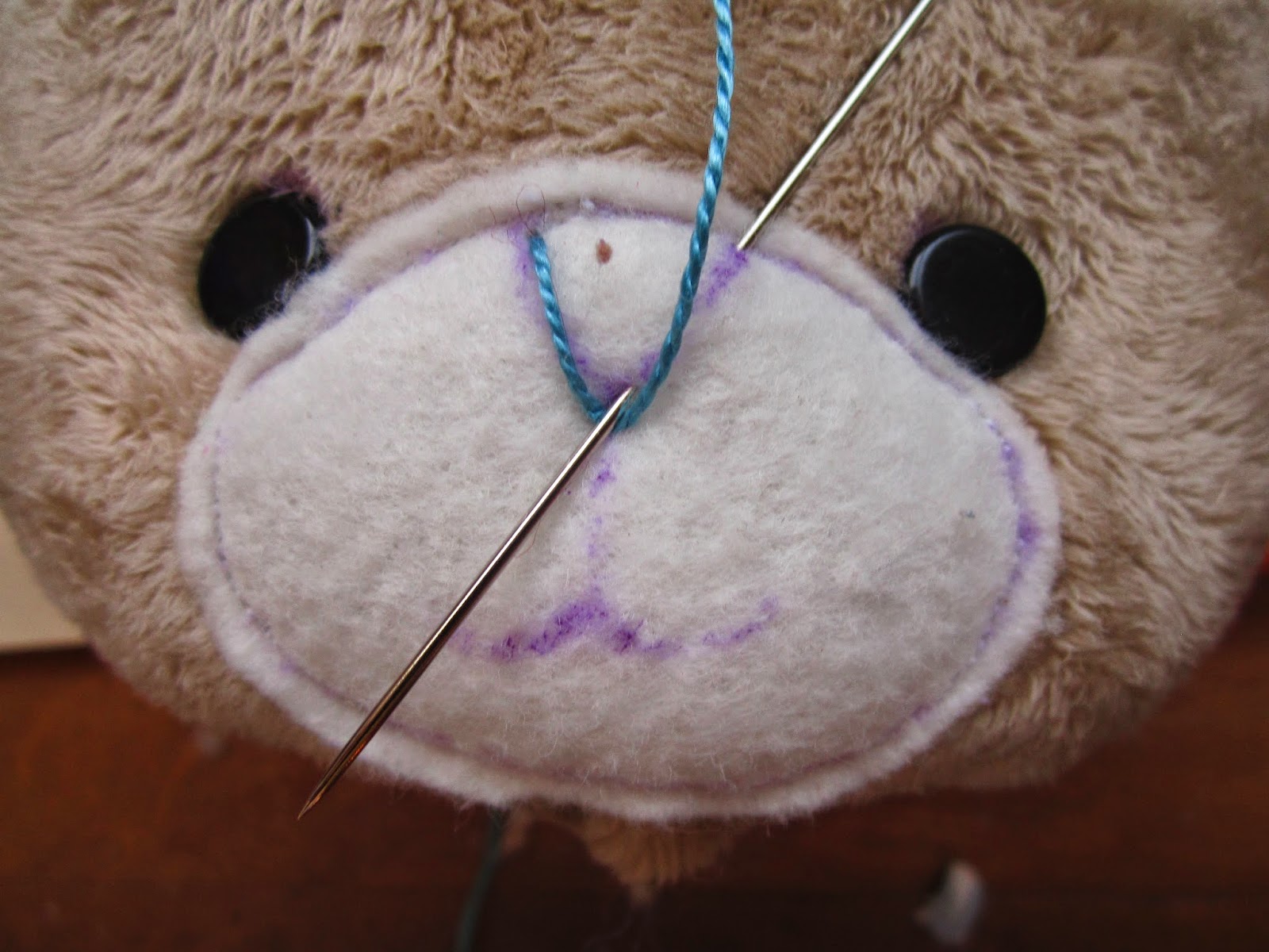 NimblePhish: Sweetie Bear Part 3- Stuffing, Sculpting & Stitches