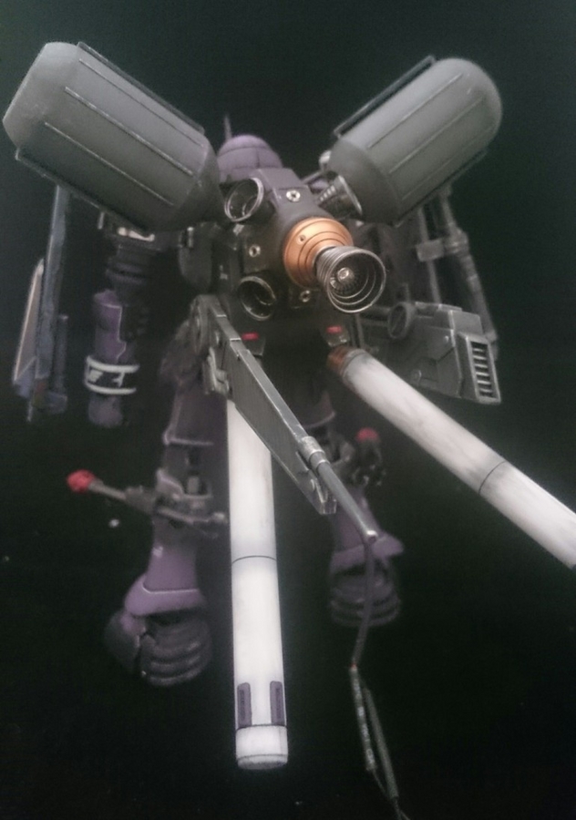 Custom Build: HGUC 1/144 Zudah "Special Purpose Mobile Suit" + LED ...