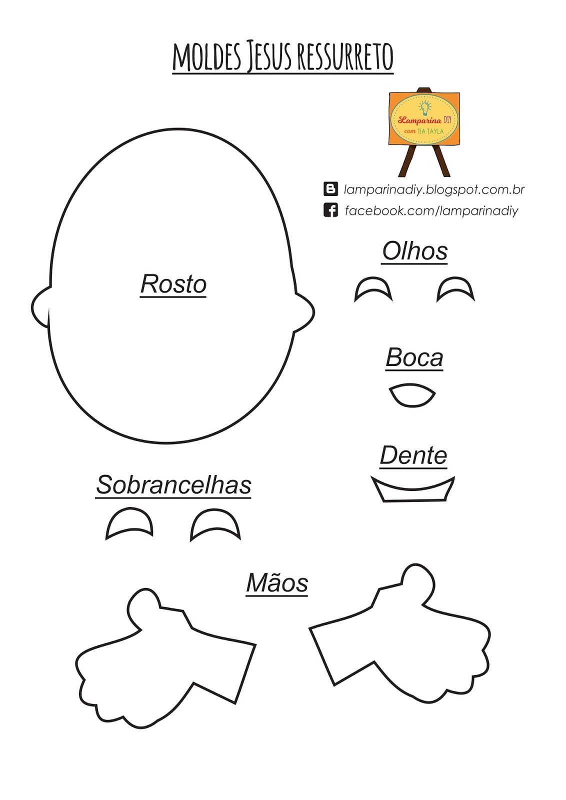 Jesus ressurreto em E.V.A - DIY