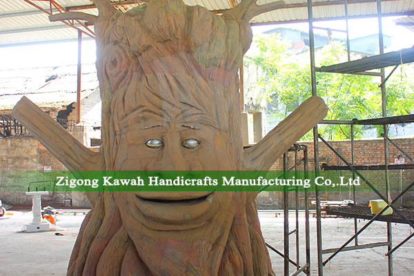 Upgraded Animatronic Talking Tree for amusement park delivered to ...