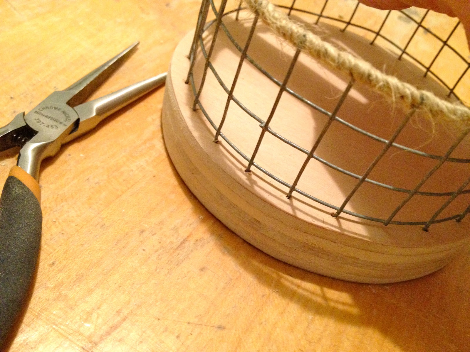 DIY Hardware Cloth Containers - Jaime Costiglio