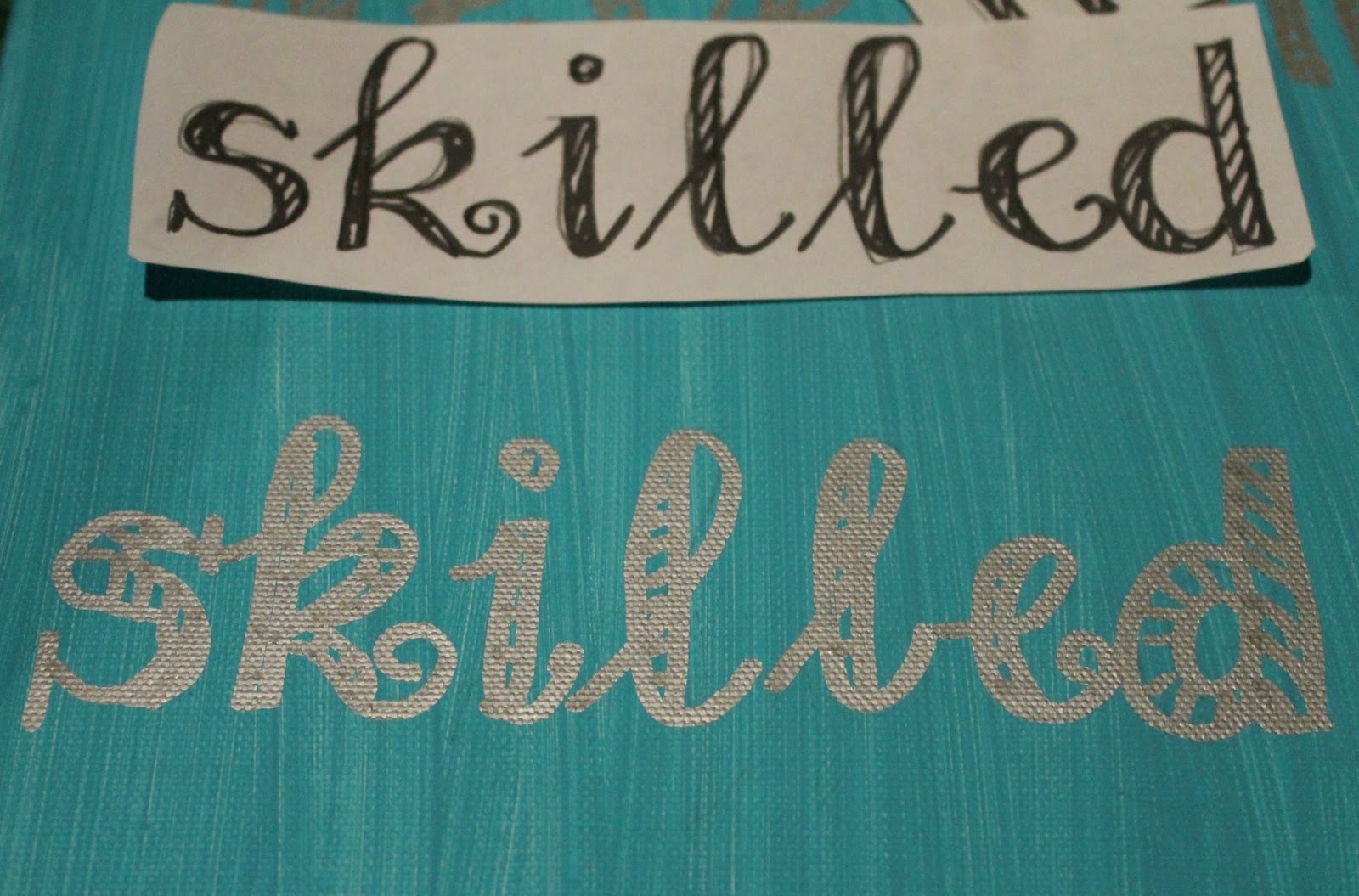 Pezzy's Place: Text on Canvas Tutorial