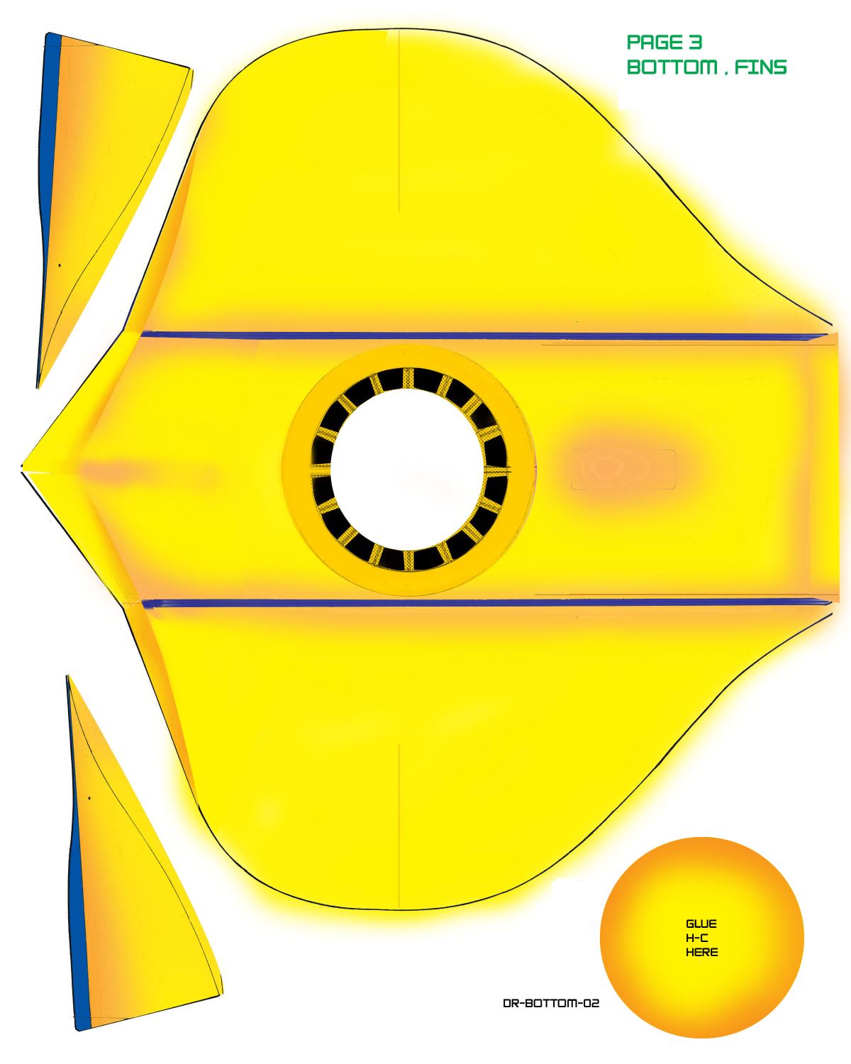 Saved From The Paper Drive: Make Your Own Flying Sub model