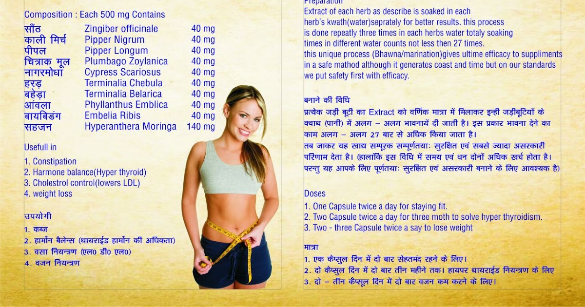 Ready Slim Tablets: About Product