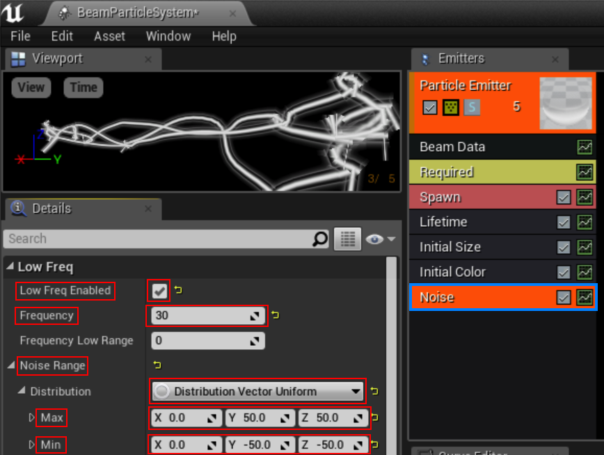 I Touchs Unreal Beam Particle
