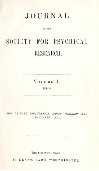 SurvivalAfterDeath | CienciasPsíquicas: Proceedings and Journal of the ...