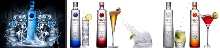 Vodkagin: CÎROC - EL PRIMER VODKA DESTILADO CON UVA
