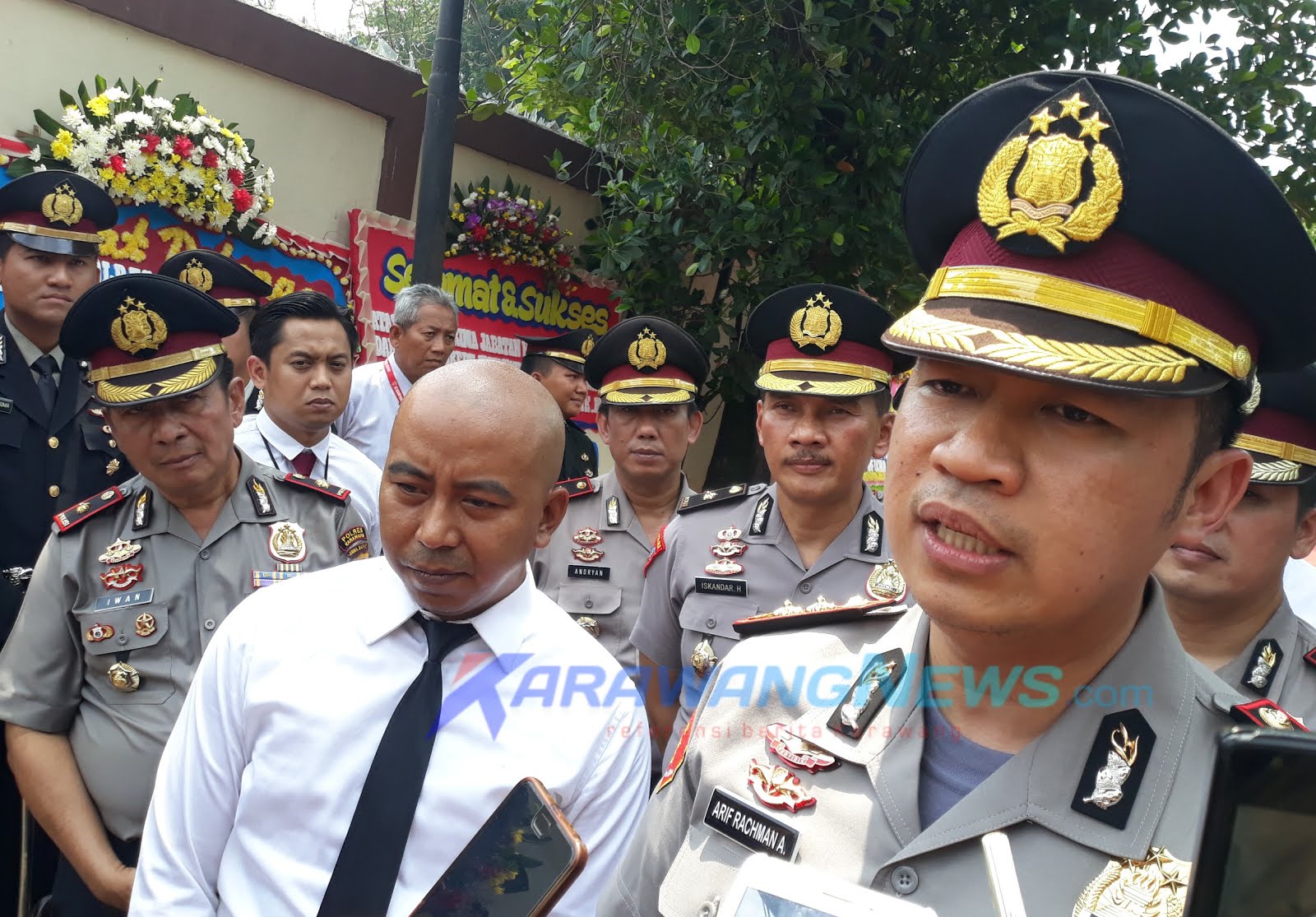 Hari Pertama Menjabat Kapolres, Ini Pesan AKBP Arif Rachman Untuk Karawang