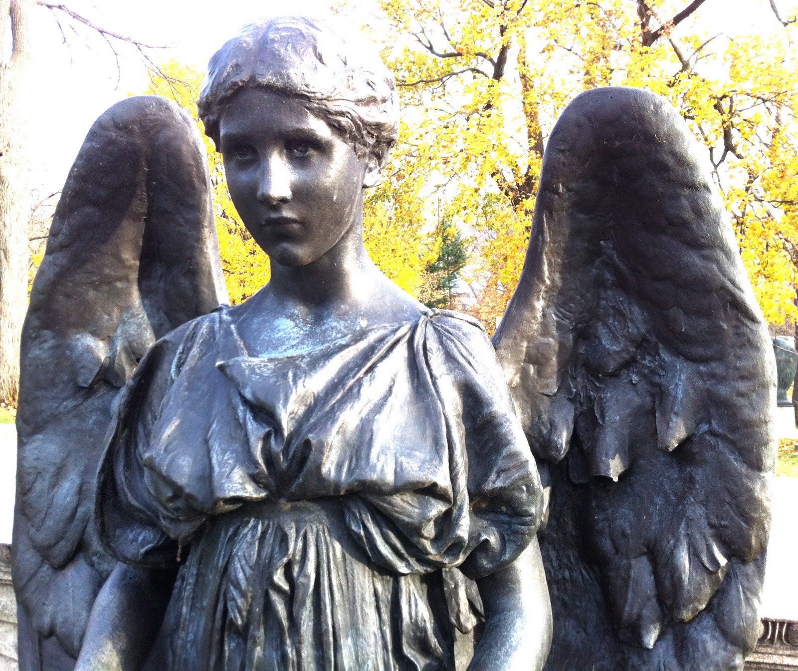 You Could Make That: ANGEL STATUES AT FOREST HOME CEMETERY