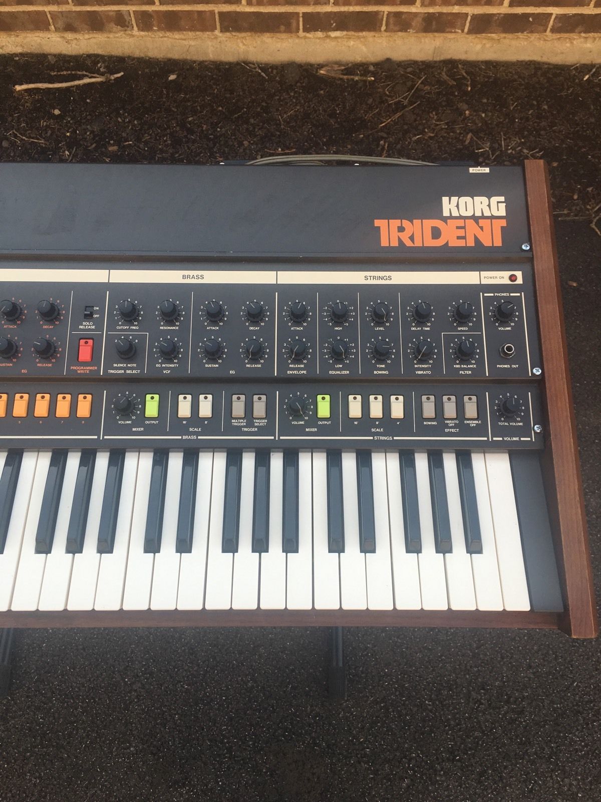 MATRIXSYNTH: Vintage Korg Trident Analog Polyphonic 8 Voice Synthesizer