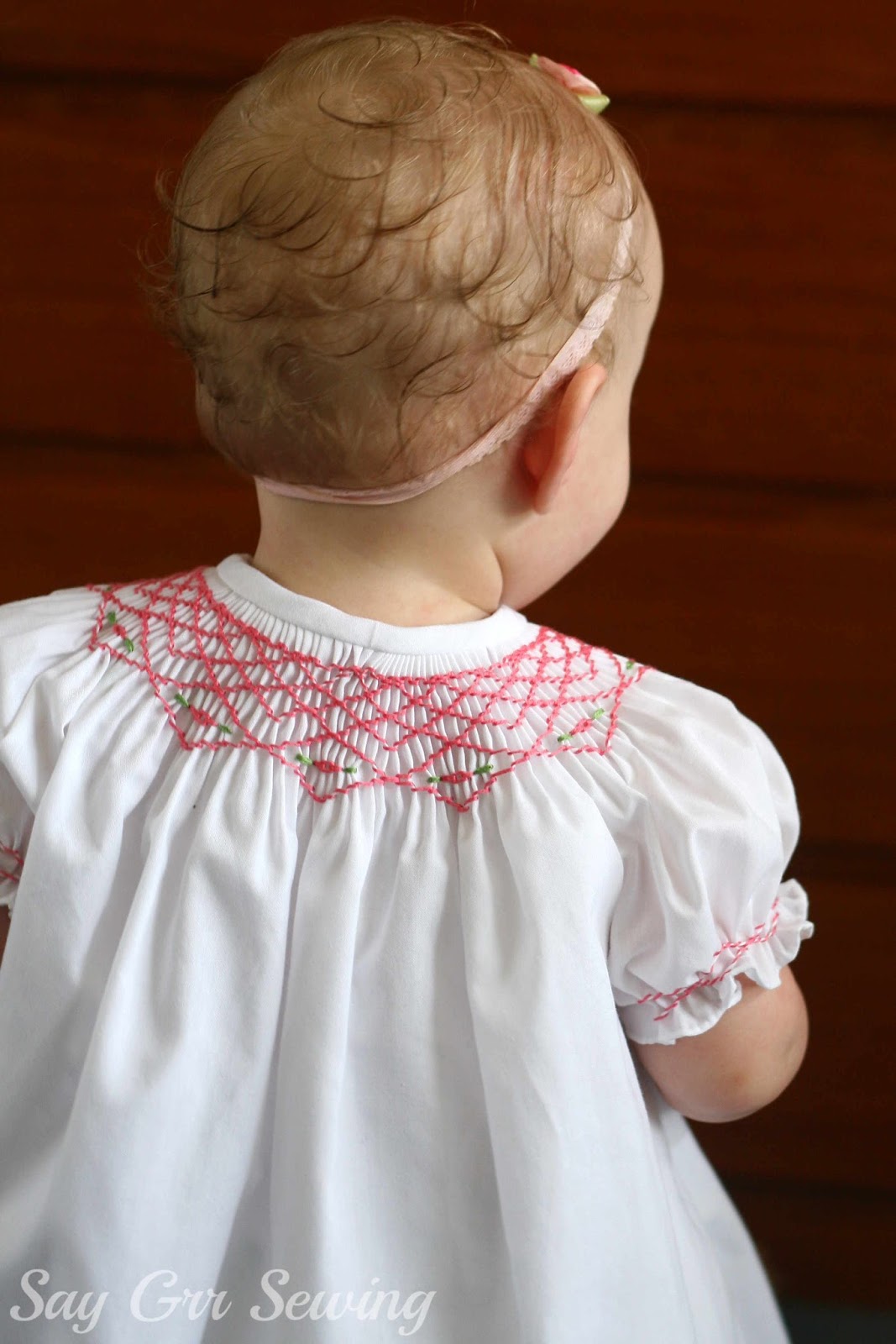 Say Grr Sewing: Missy Dress and Baby Slip