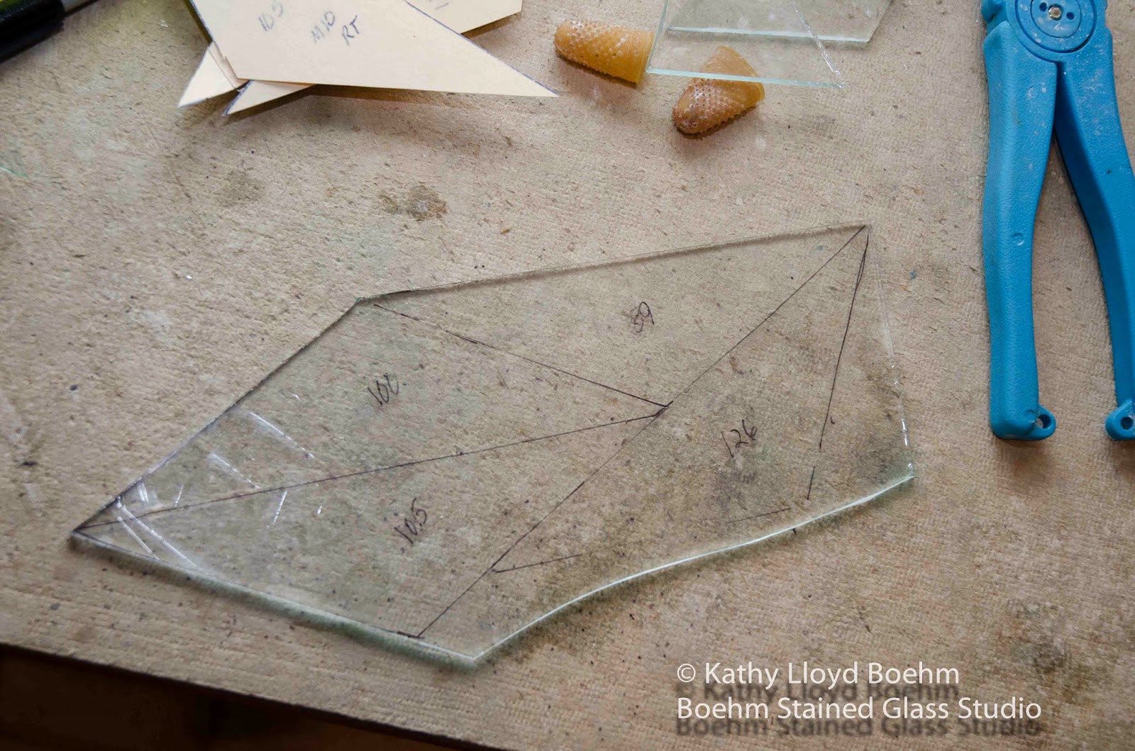 Boehm Stained Glass Blog: Stained Glass Vegetable Kitchen Panel ...