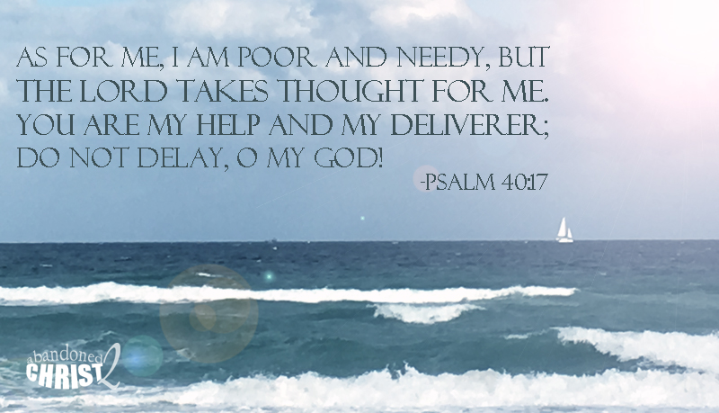 Suffering in Obsecurity But Not Alone | abandoned to Christ.