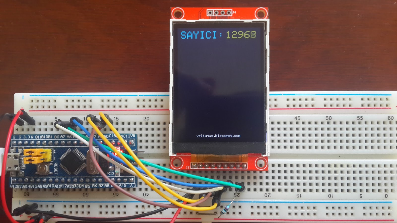 Simple Counter ILI9341 « Veli Utas | Bir Elektronikçinin Kişisel Bloğu