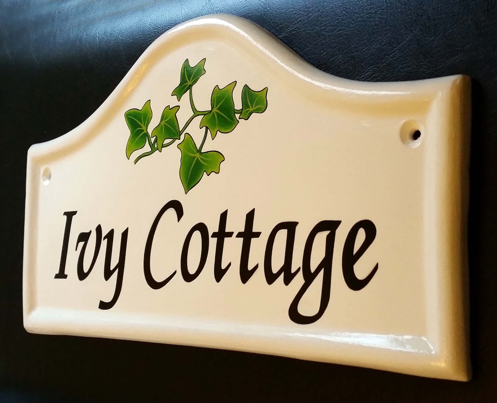 Hand Painted House Signs by Ceramic Art