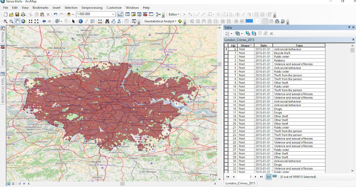 Spatio-Temporal Point Pattern Analysis in ArcGIS with R
