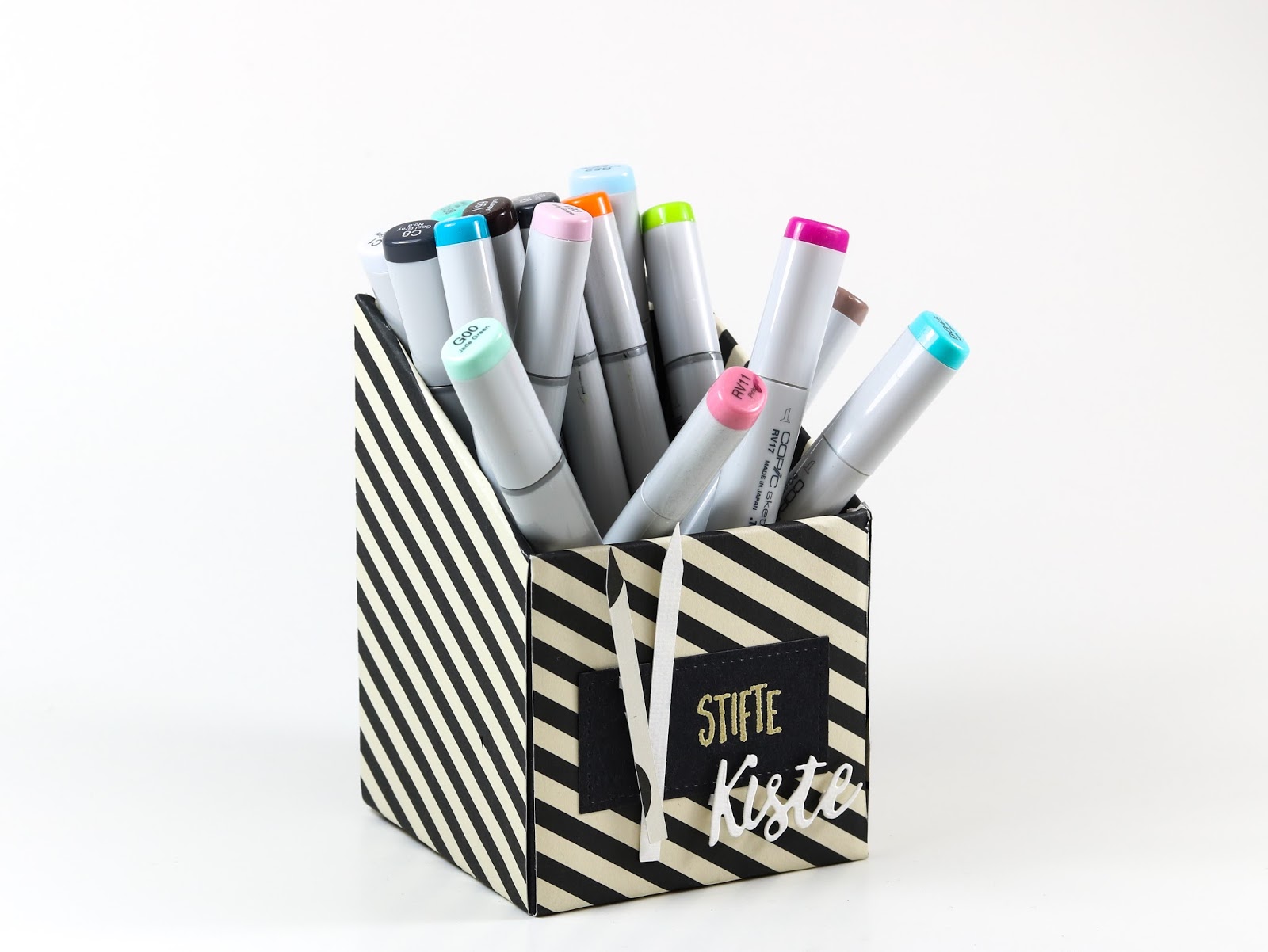 leine-design: Stifte-Box mit Schräge