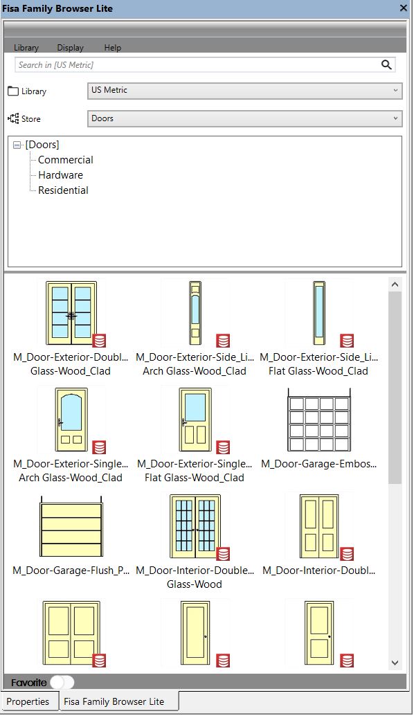 Revit Add-Ons: Fisa Family Browser 2016