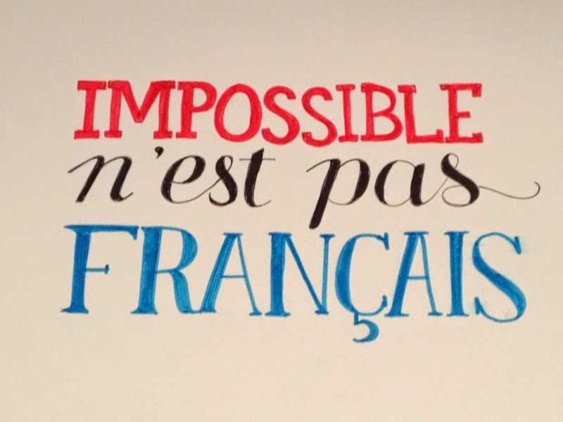 Impossible n'est pas franÇais - Classes de franÇais Université de ...