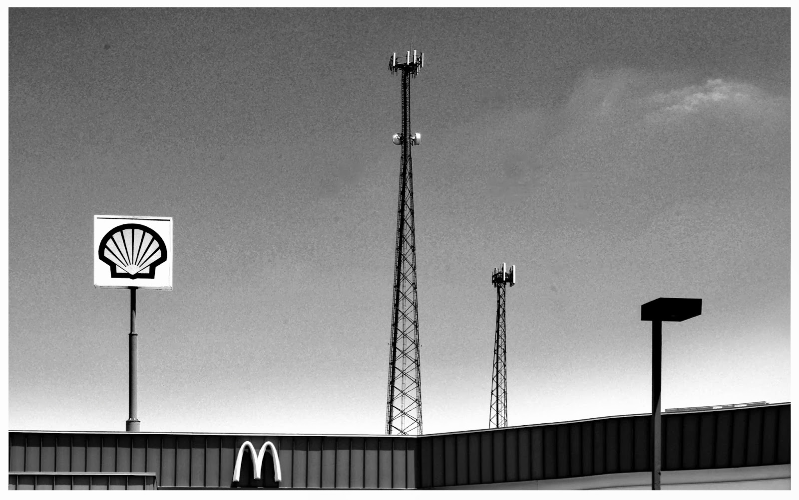 Jim Hill, Photo/Graphic Works: McDonald's Shell, from the Minimalist Series