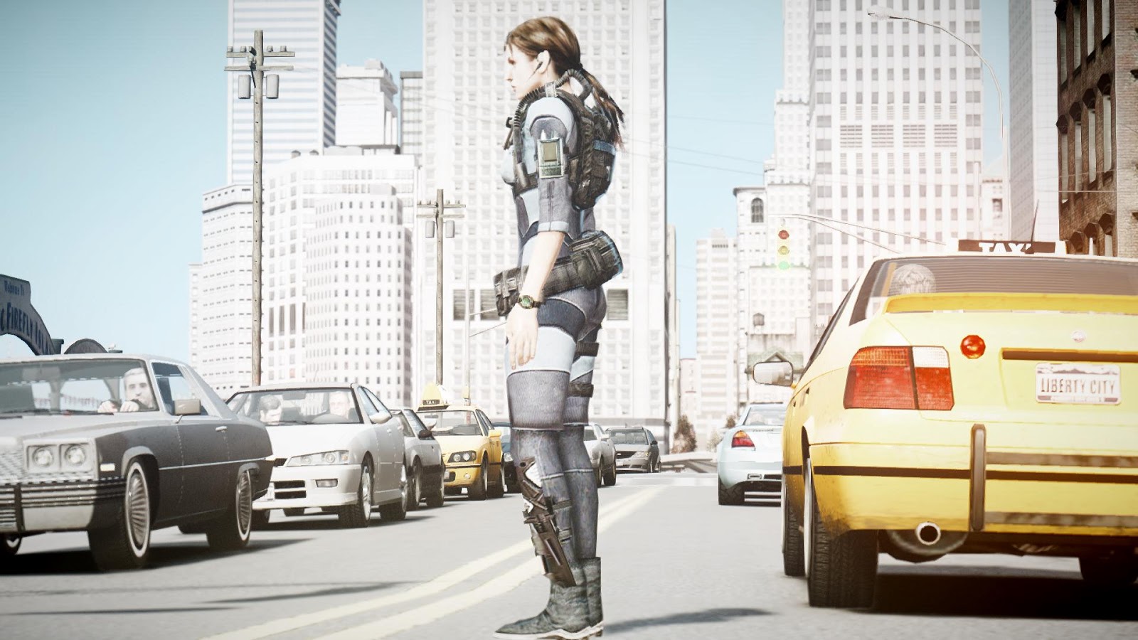 Infinite GTA 4 Mod: GTA IV SKIN : Resident Evil Revelations Jill Valentine