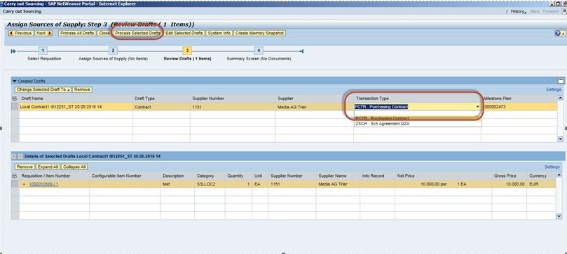 SRM Milestone Plan | SAP Online Guides
