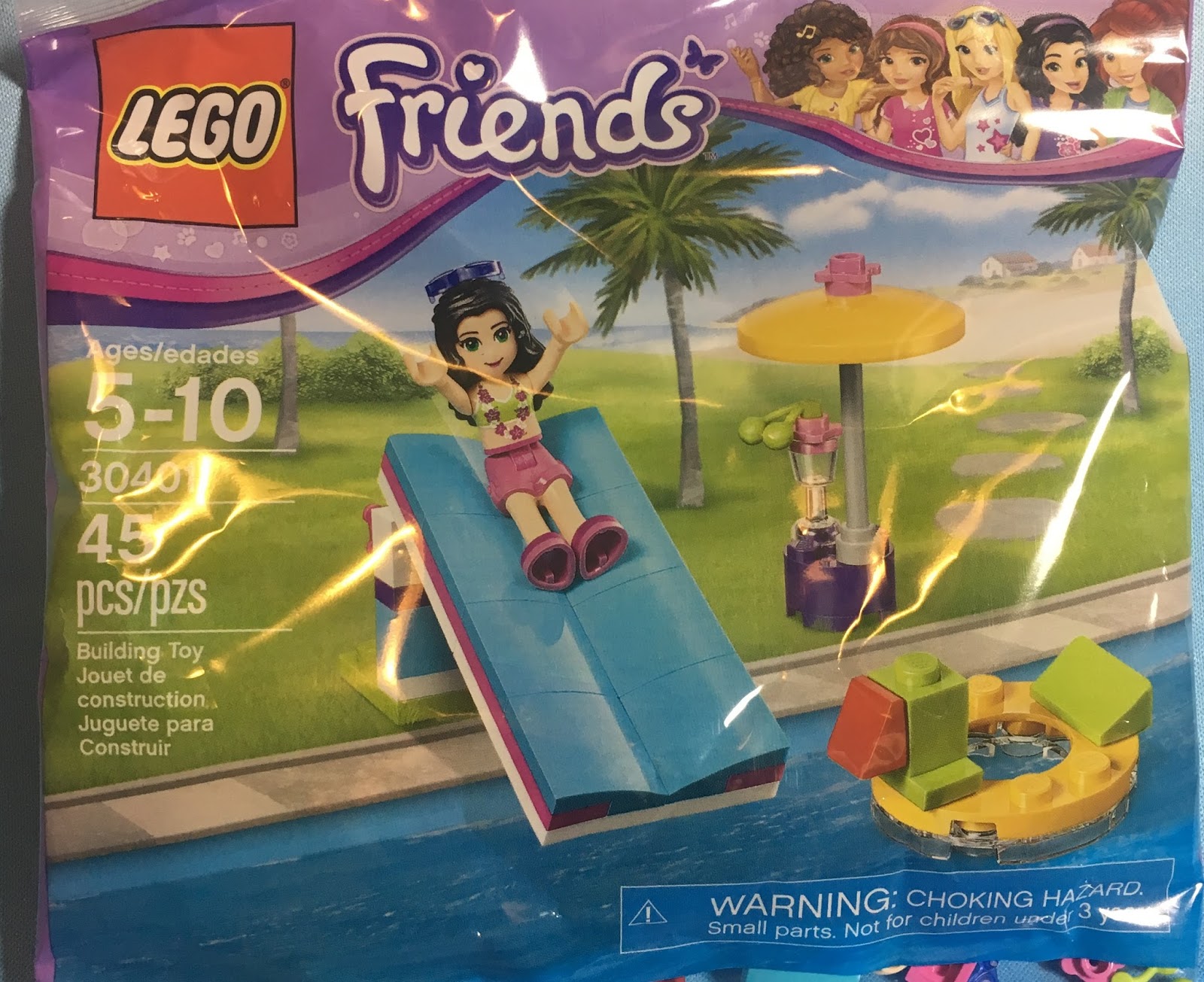 Dark Cloud Blogs: LEGO Friends Pool Slide 30401 Set Review for MF0