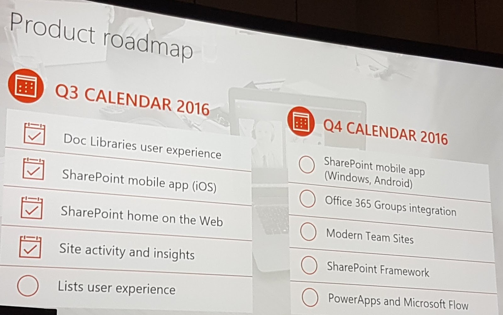 Tech Corner: Microsoft showed Latest Sharepoint Road Map in WPC16