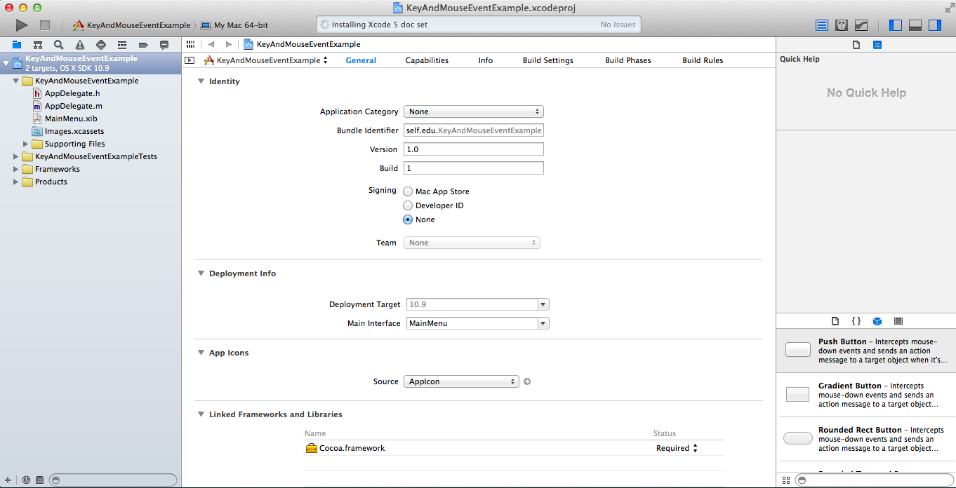 ProgrammingHave: Key and Mouse events with NSViewController