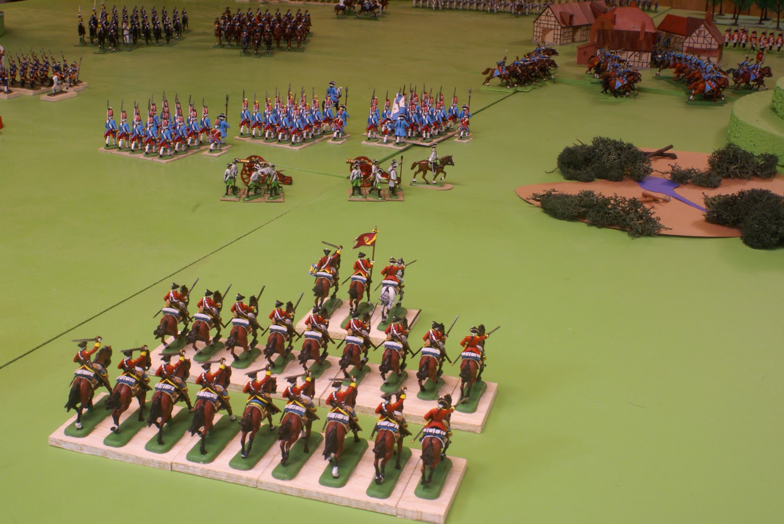 Troop Positions after Initial Moves.