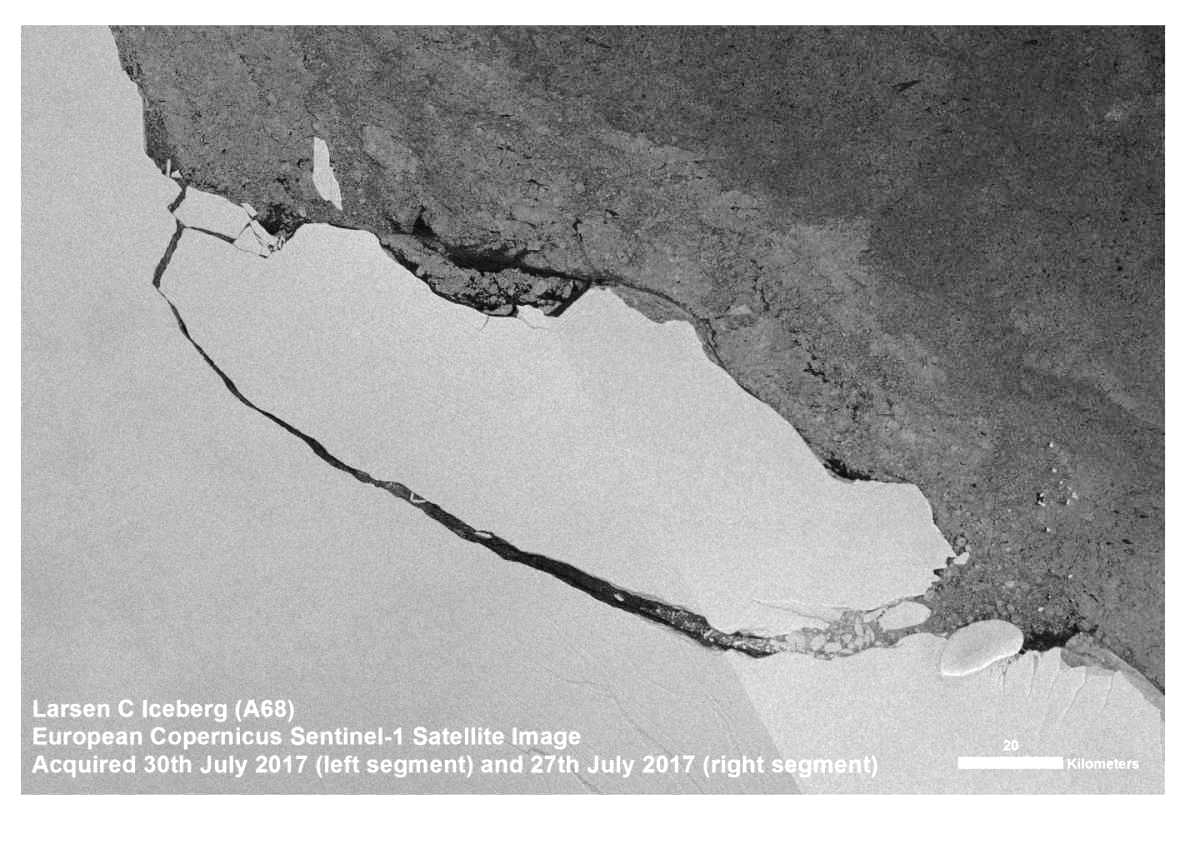 Cracks Are Still Spreading Where That Massive Antarctic Iceberg Broke ...