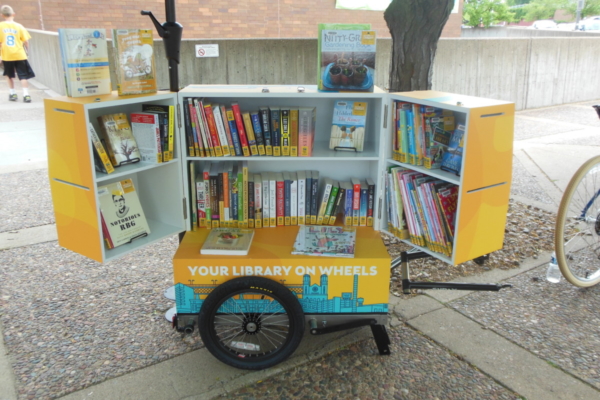 CynthiaParkhill: ‘Very small library branch on wheels’