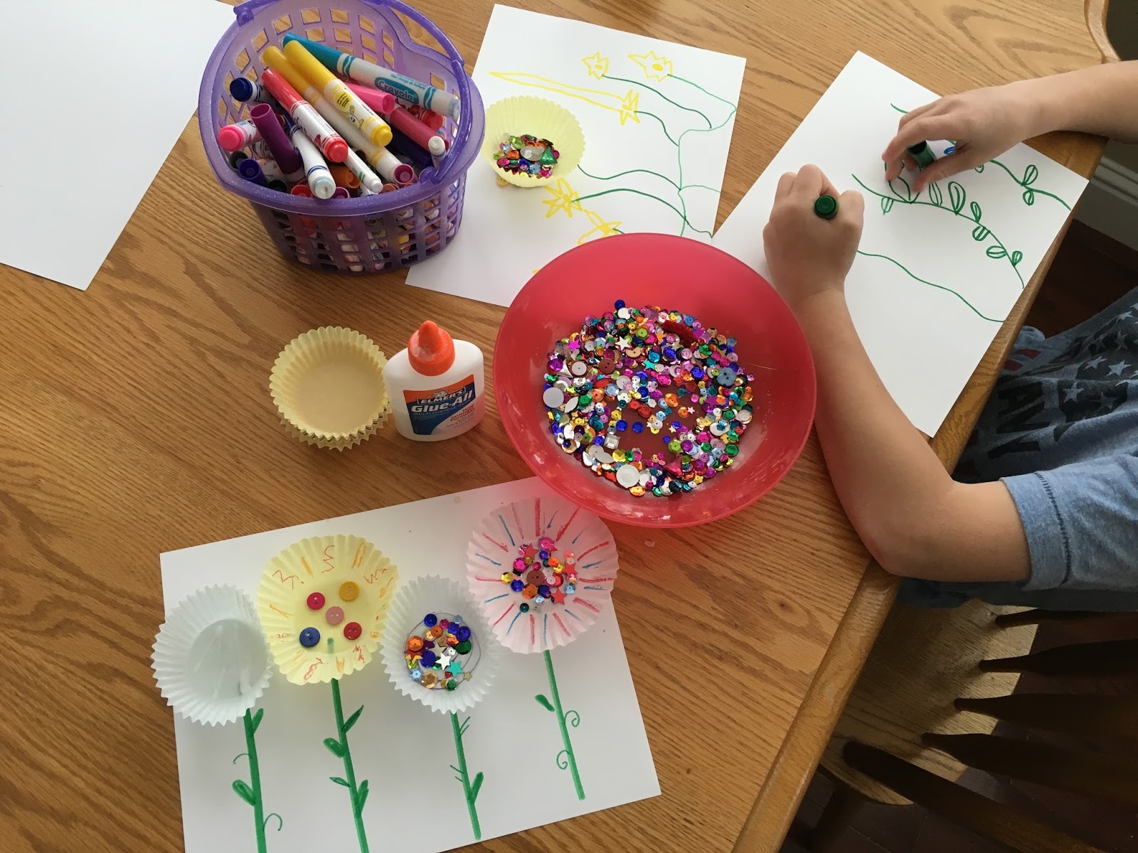 Simple Spring Flower Craft | Toddler Approved! | Bloglovin’