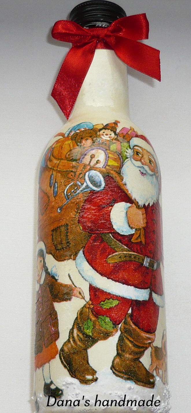 Dana's handmade: Sticle decorative de Craciun