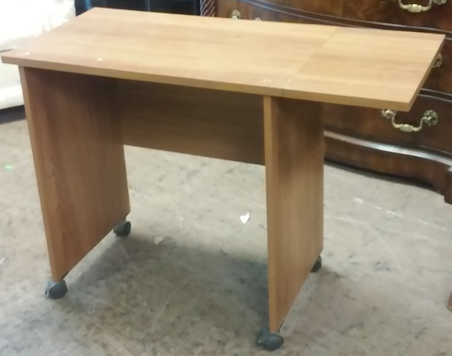 UHURU FURNITURE & COLLECTIBLES: SOLD **REDUCED** Walnut Effect Typing ...
