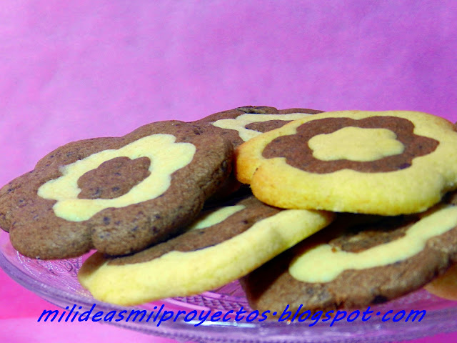 GALLETAS BICOLOR - Mil ideas, mil proyectos