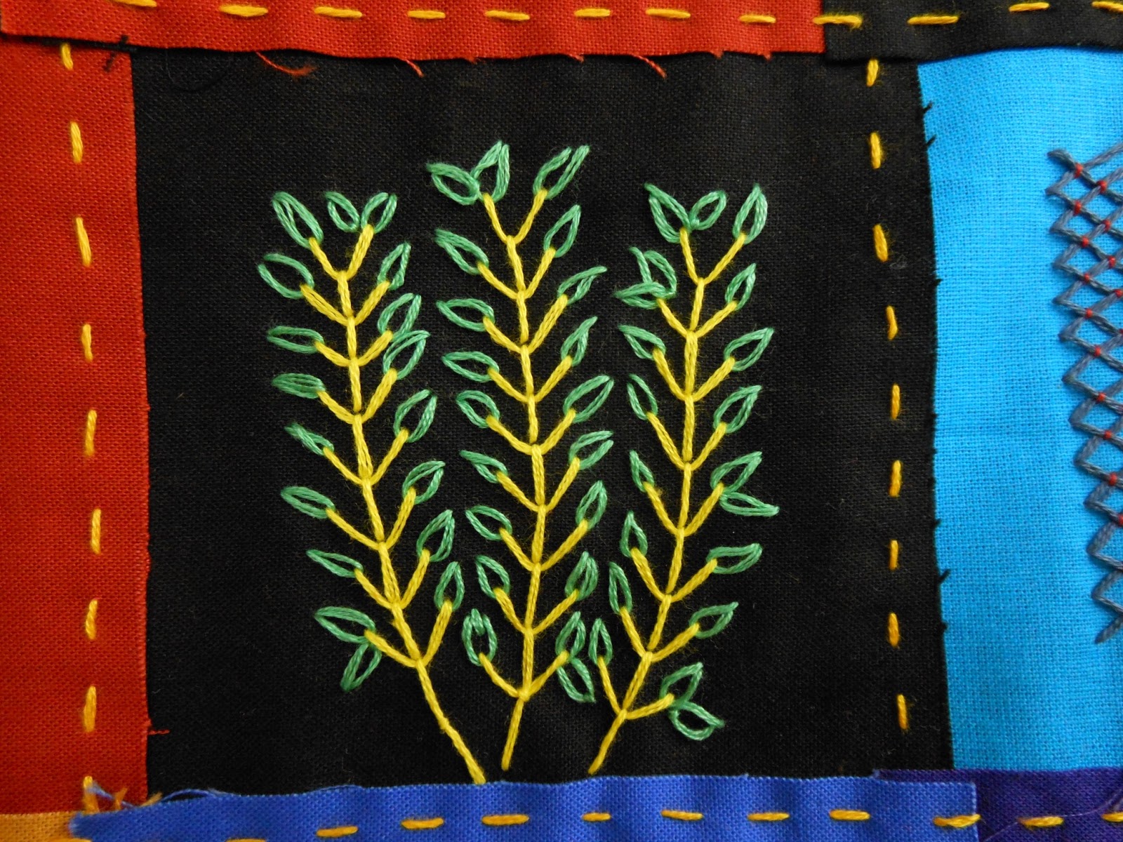 Art With a Needle: Recurring motifs 1 -- branches