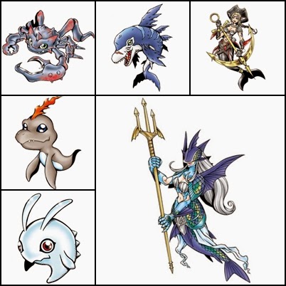 Crabmon Line AncientMermaimon ~ MEU×DIGIMON