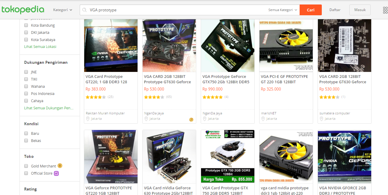 Teliti dalam membeli Graphic Card / VGA agar tidak terkena jebakan VGA ...