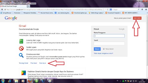 Membuat Alamat EMail - Akun Google+ - Dari Sosiologi untuk Indonesia