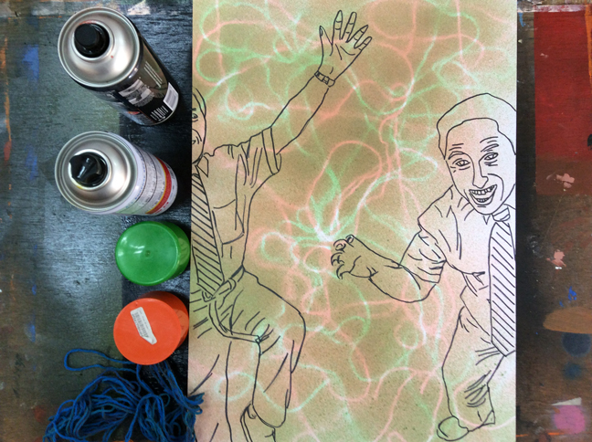 Mr. Bob's Middle & High School Art Room: Contour, Gesture, Spray Paint ...
