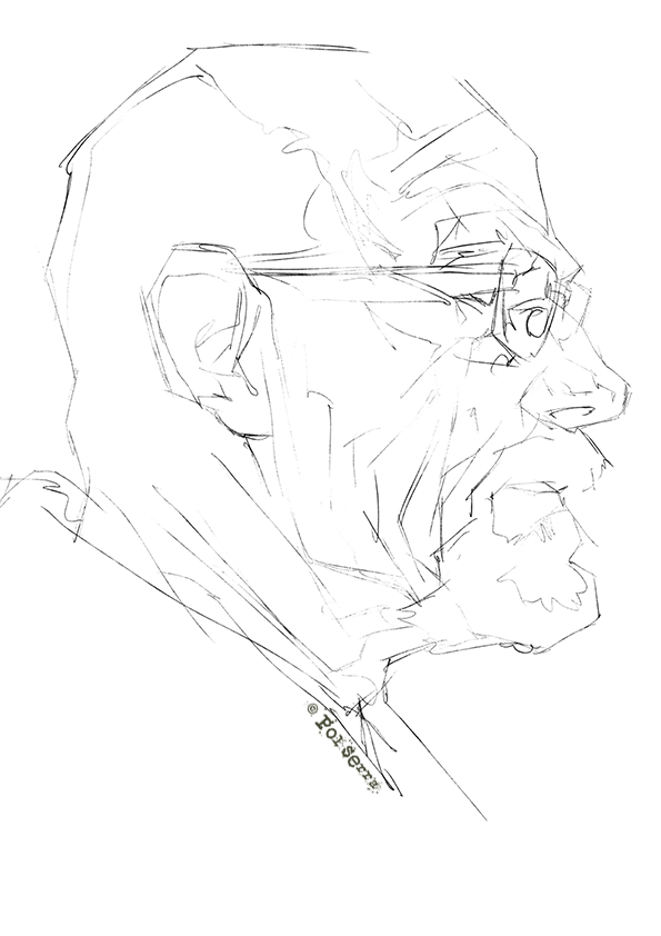 Breaking bad / Bryan Cranston Sketch