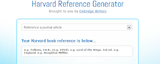 Academic Writing Help: Harvard Referencing Generator