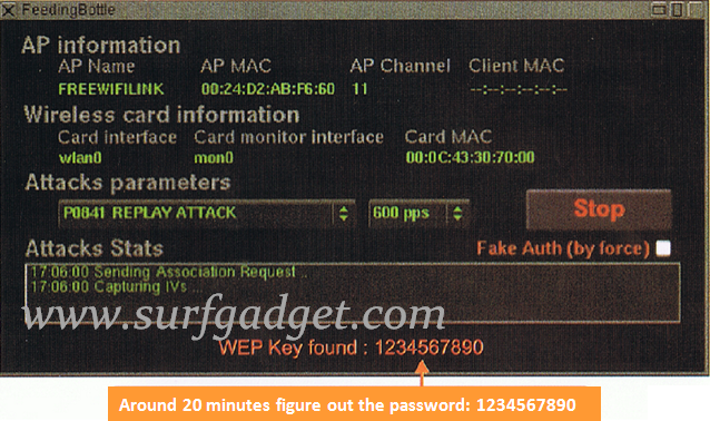 SurfGadGet.com: Step by step to crack WiFi password using Beini Feeding ...