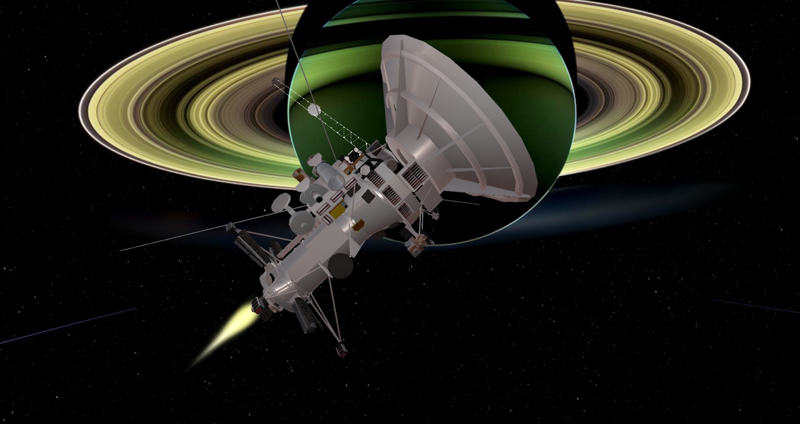 Virtual Dream & Travel: Cassini's Grand Finale