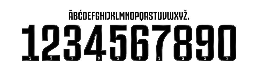 Football teams shirt and kits fan: Font Juventus 2018/19 Kits