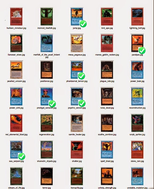 Magic the Gathering Summer Edgar Common Set Project